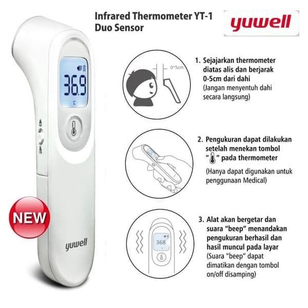 Jual Yuwell Thermometer - Termometer Infrared Dahi Kening Non Kontak ...