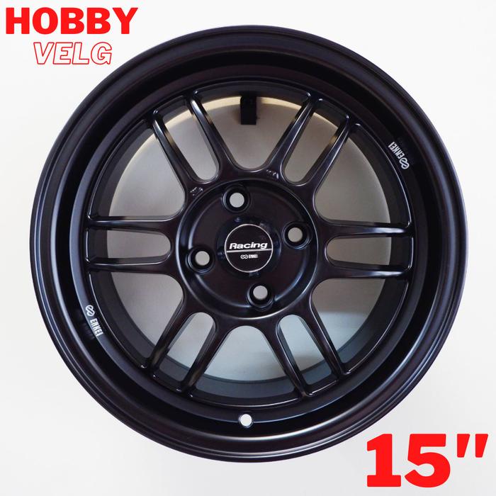 Jual VELG MOBIL REP. ENKEI RPF1 R15 x 6,5 4H 100 ET 40 MATT BLACK - Kab. Tangerang - HOBBY VELG ...