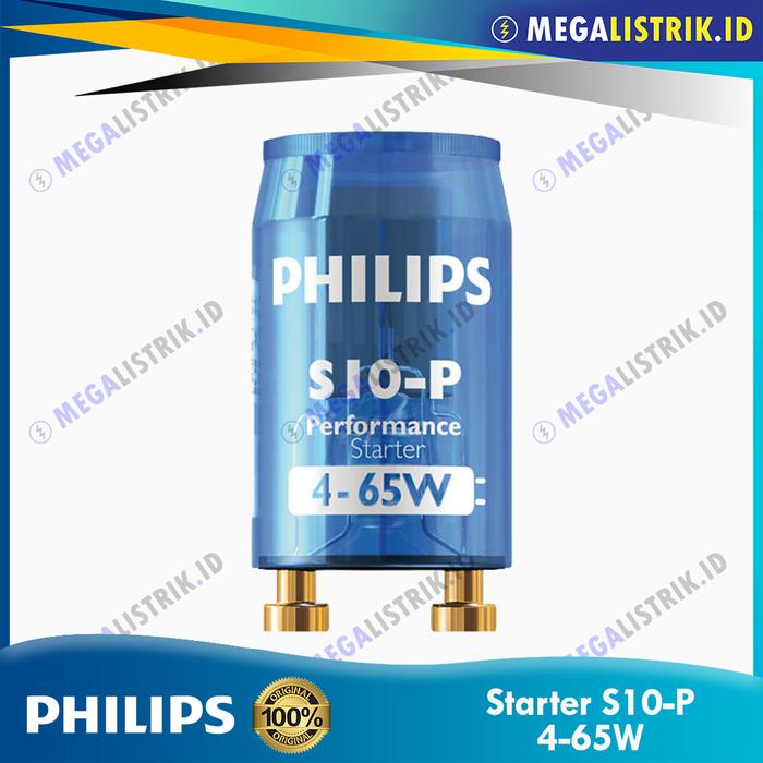 Jual Philips Starter S10-P / Stater Lampu TL-D Neon S-10 4-65 Watt ...