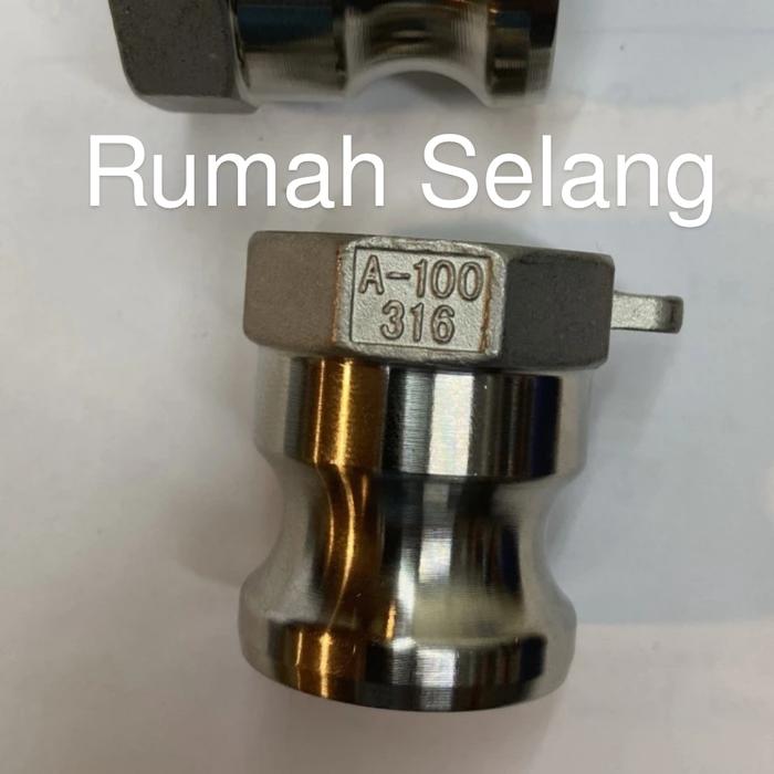 Jual Camlock Stainless Steel Type A 1 1/2 Inch/Camlock Stainless Type A ...
