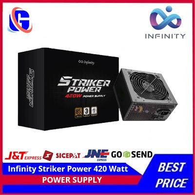 Jual Psu / Power Supply Infinity Striker Power 420 Watt 420w 80 Plus ...