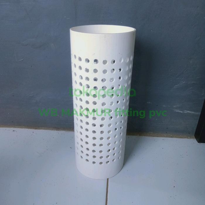Jual saringan pipa pvc 4 inch berlubang 30 cm - Kab. Subang - WB MAKMUR ...