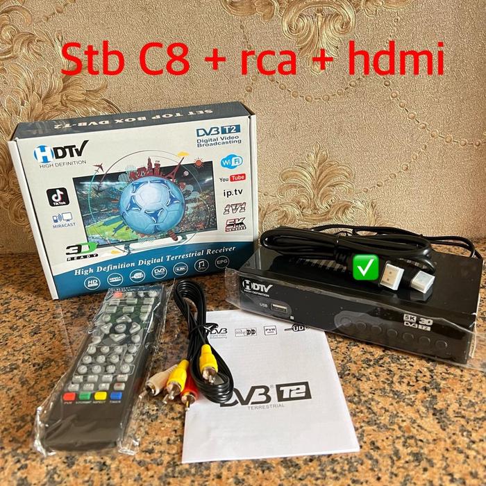 Promo Set Top Box TV Digital DVBT2 STB Antena Penerima Siaran Super HD ...