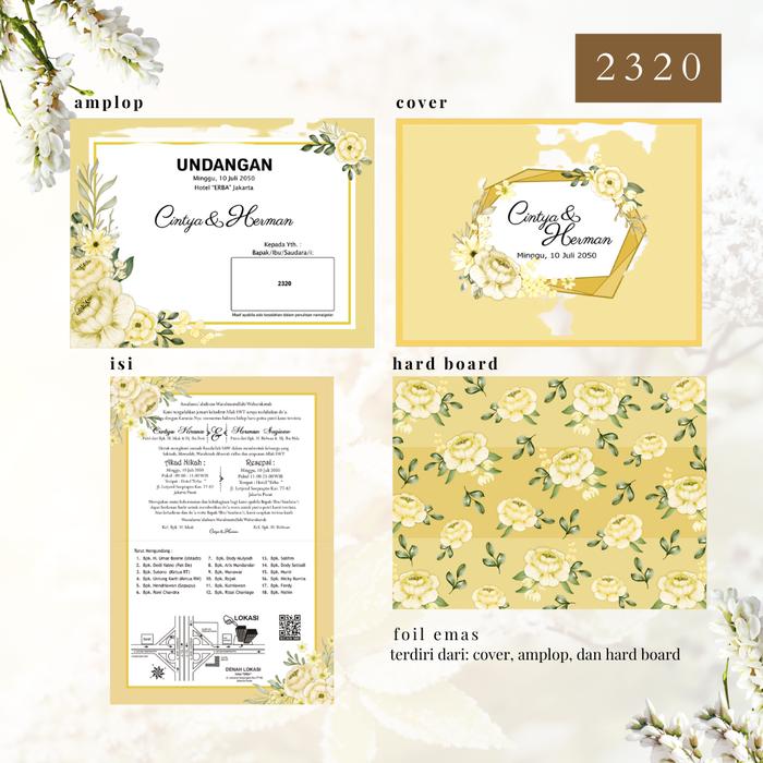 Jual Blangko Undangan Pernikahan ERA BARU / ERBA 2320 SET Hard Cover ...