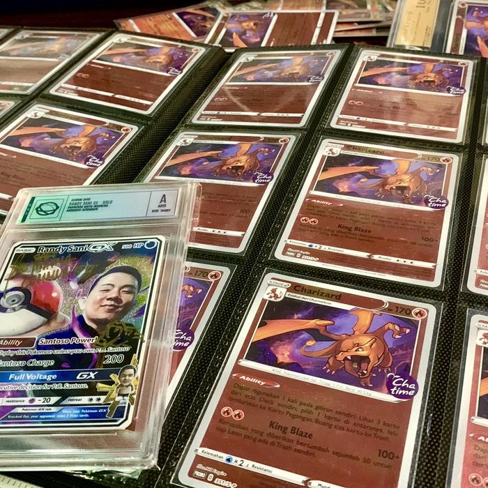 Jual 1 CARD! Charizard Chatime promo HOLO pokemon nintendo kartu ...