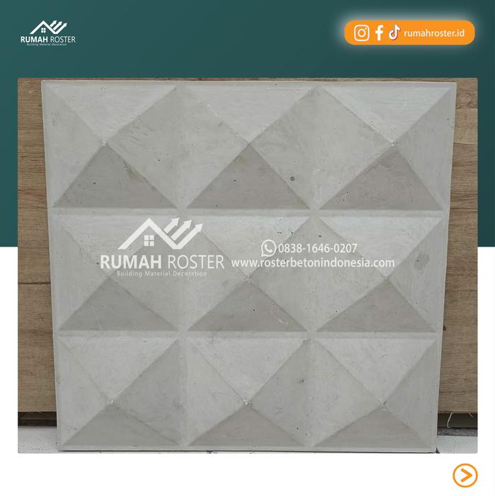 Jual WALL PANEL DINDING 3D BETON/PANEL DEKORASI DINDING - Per 1 Meter ...