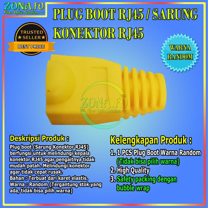 Jual Plug Boot Cover RJ45/Cover/Karet Pelindung UTP Karet Konektor UTP RJ45 - Kota Tangerang ...