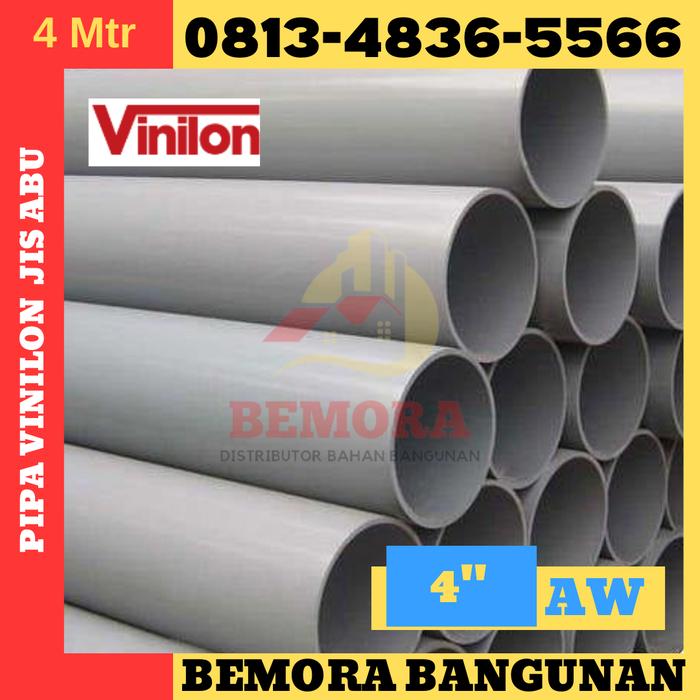 Jual Pipa vinilon jis warna abu type aw 4 inch (Harga Grosir & Free Okr ...