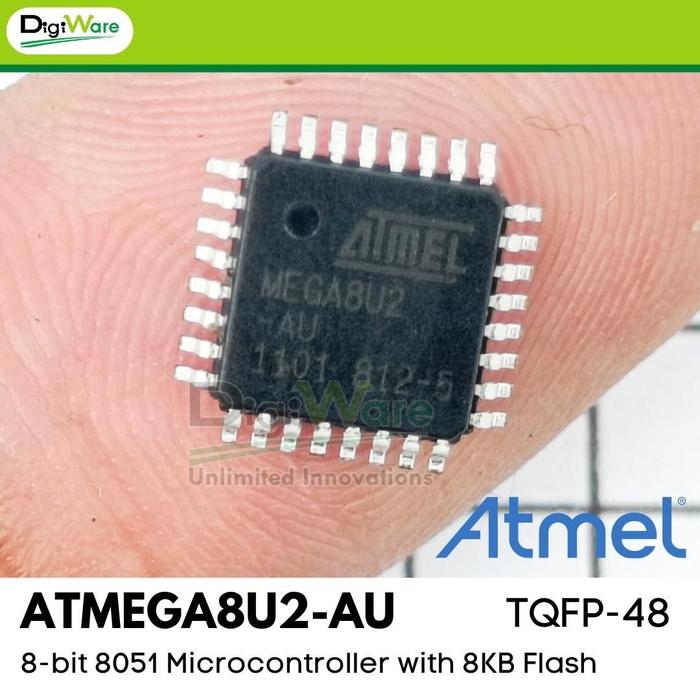 Jual ATMEGA8U2-AU ATMEGA8U2 MCU AVR 8bit SMD TQFP 48 Pin - Kota Surabaya - DigiWare Store ...
