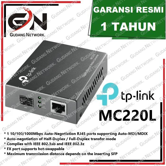 Jual TP-LINK Gigabit Ethernet Media Converter MC220L - Jakarta Pusat ...