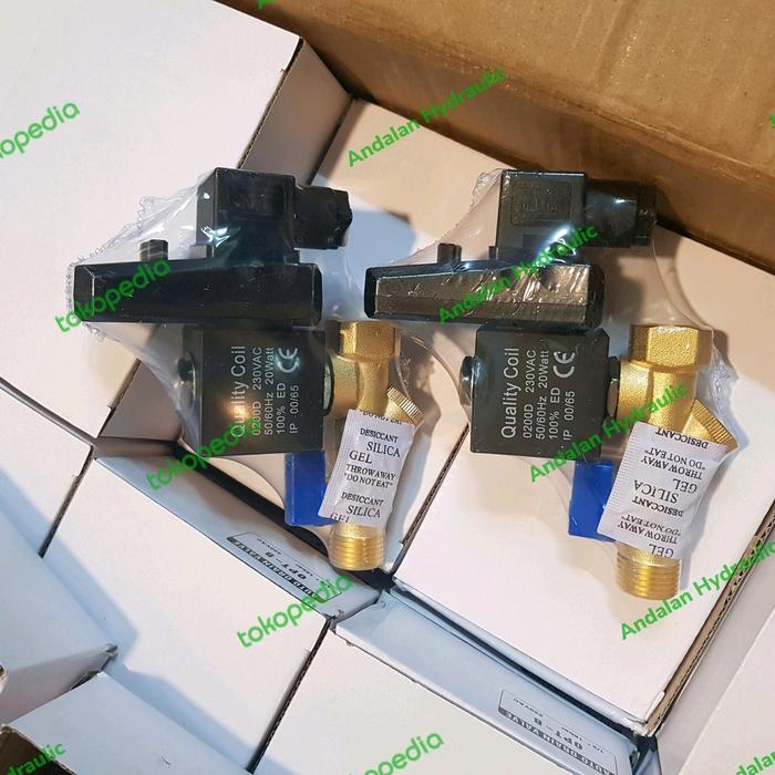 Jual AUTO DRAIN VALVE OPT-B 1/2" AC 220VOLT / SOLENOID TIMER QUALITY ...