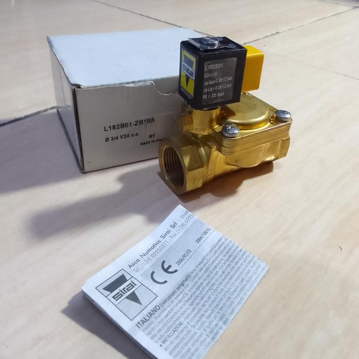 Jual SELENOID VALVE SIRAI L182B01 drat 3/4 230VAC - Jakarta Barat - PUTRA JAYA TEKNINDO | Tokopedia