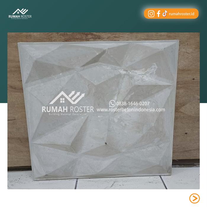 Jual WALL PANEL DINDING 3D BETON/PANEL DEKORASI DINDING - Per 1 Meter ...