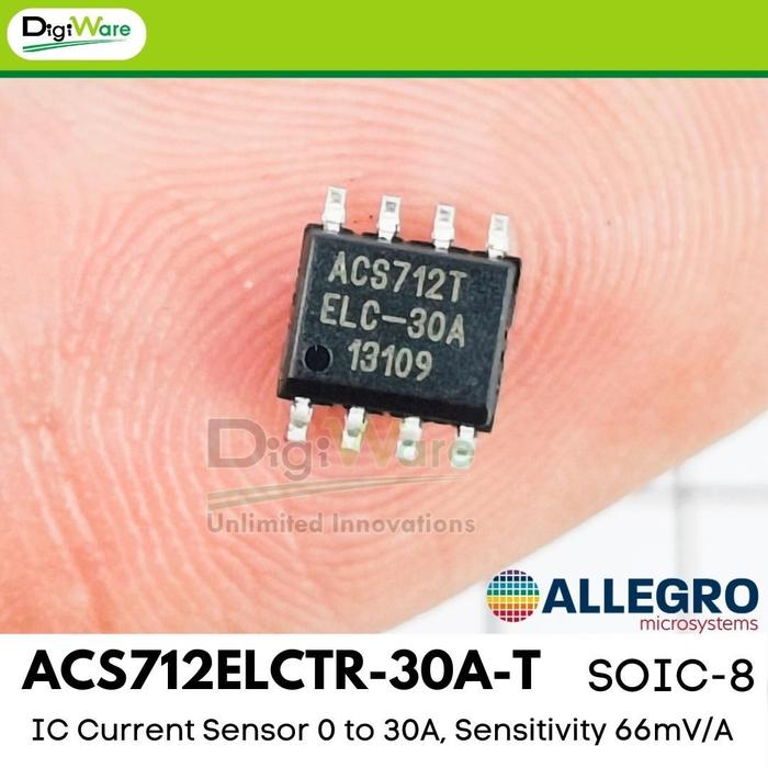 Jual ACS712ELCTR-30A-T ACS712 IC Current Sensor, Sensor Arus 30A SOIC ...