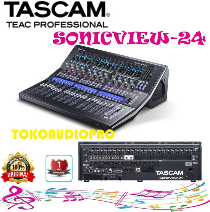 Jual Mixer Tascam Sonicview 24 Multi-track Recording and Digital Mixer ...