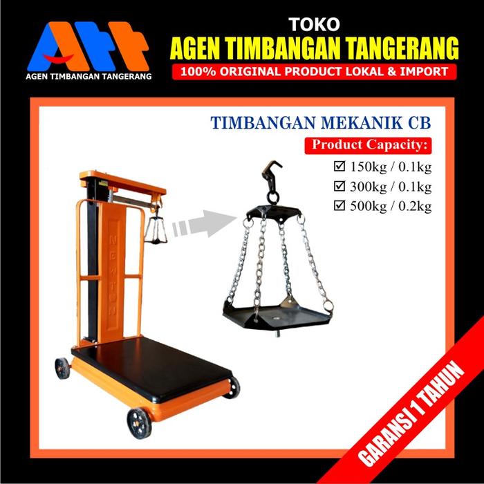Jual TIMBANGAN MEKANIK CB 500Kg Merk NEWTON - Kab. Tangerang - Agen ...