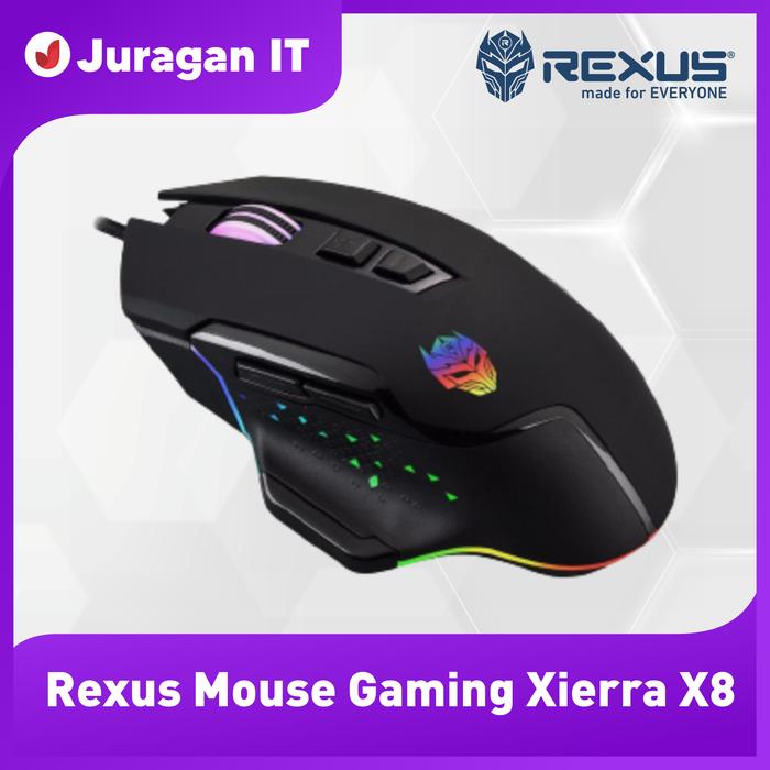 Jual Rexus Mouse Gaming Xierra X8 Original - Kota Yogyakarta - Juragan ...