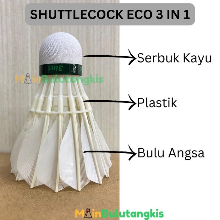 Jual Shuttlecock Badminton Alpha Pro Eco 3 In 1 Original Di Seller Gd ...