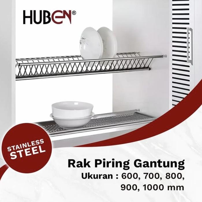 Jual 60cm Rak Piring & Gelas Stainless Steel Kitchen Kabinet Dish Rack ...