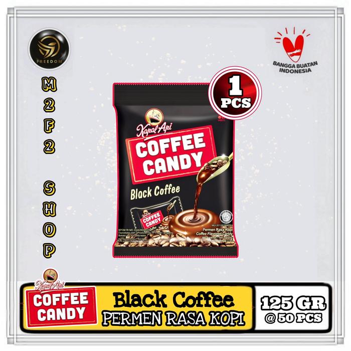 Jual Permen Rasa Kopi Kapal Api | Black Coffee Candy 125 gr (Harga ...