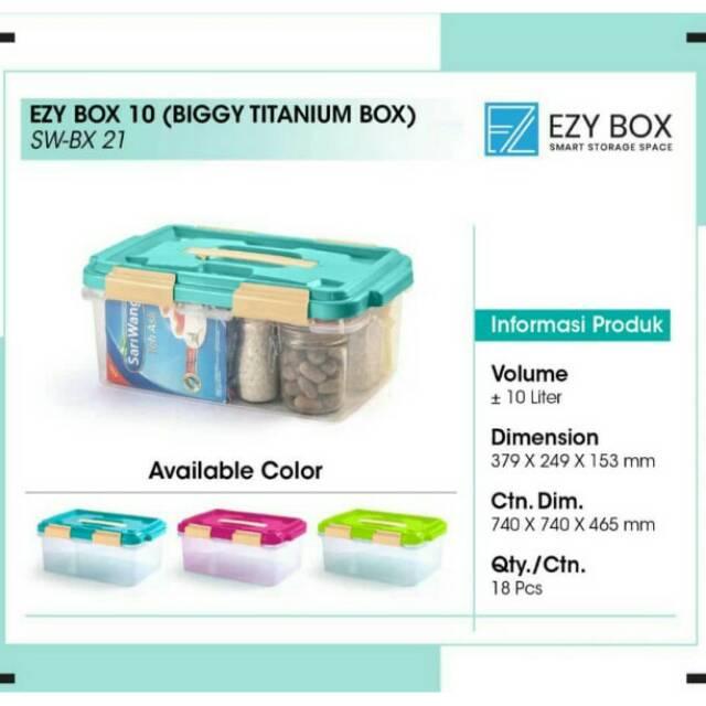 Jual EZY-CONTAINER BOX 15 LITER/ TEMPAT PENYIMPAANAN BARANG - Kab. Deli ...