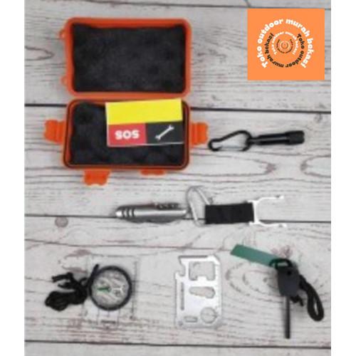 Jual Peralatan Emergency Survival Kit Multifunctional First Aid SOS Tools - Kota Surabaya ...