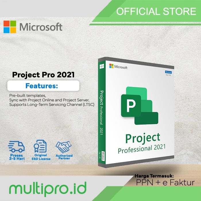 Promo Microsoft Project Professional 2021 Medialess H30-05939 Cicil 0% ...