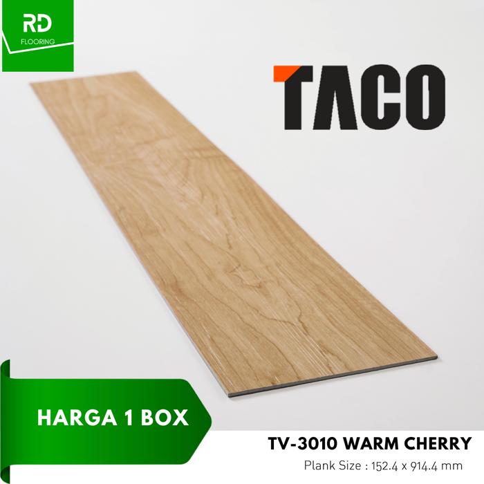 Promo Lantai Vinyl 3MM Taco TV-3010 Warm Cherry (Harga 1 box) - Jakarta ...
