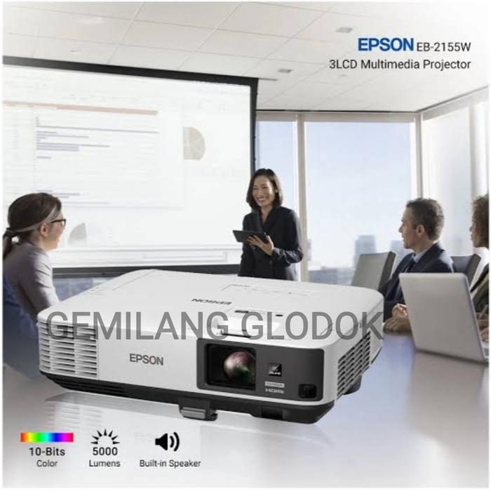 Jual EPSON EB 2155W PROJECTOR - PROYEKTOR WXGA 5000 ANSI LUMENS DOUBLE HDMI - Jakarta Barat ...
