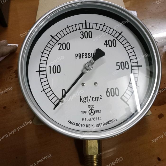 Jual pressure gauge yamamoto 6 inchi 600kg - Jakarta Barat - ajponline_NEW | Tokopedia