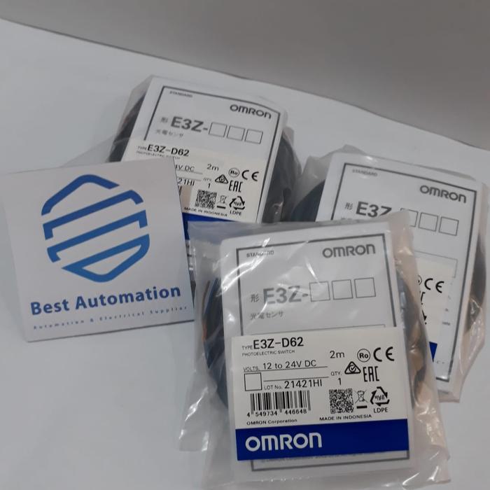 Jual Photoelectric Switch Omron E3Z-D62 2M - Kota Bekasi - Best Automation | Tokopedia