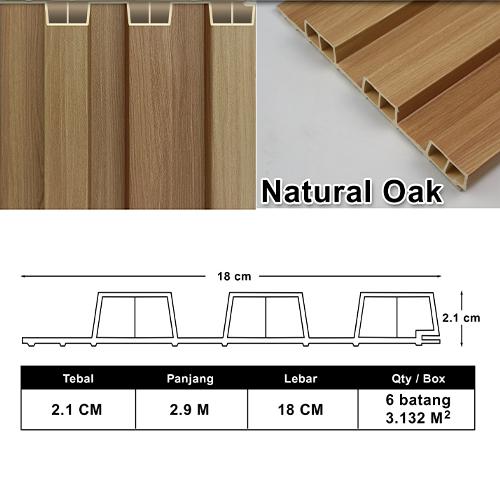 Jual Wood Panel WPC Dinding Kana Premium - NATURAL OAK - Jakarta Barat ...