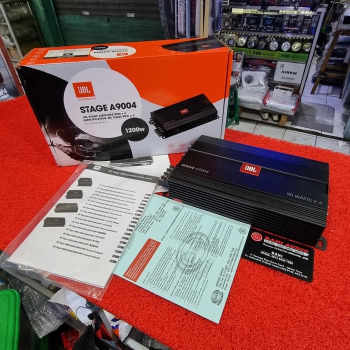 Jual Power Ampilifer 4 Channel JBL A9004 / Power Mobil JBL 4 Channel ...