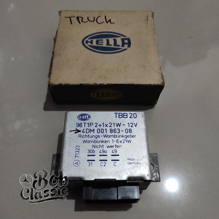 Jual Mercedes-Benz, Truck Bus HELLA 12 Volt Flasher Unit 4DM 001 863-081 - Kab. Malang ...