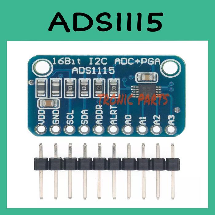 Jual ADS1115 16 Bit 12C ADC 4 Channel with Pro Gain Amplifier Module ...