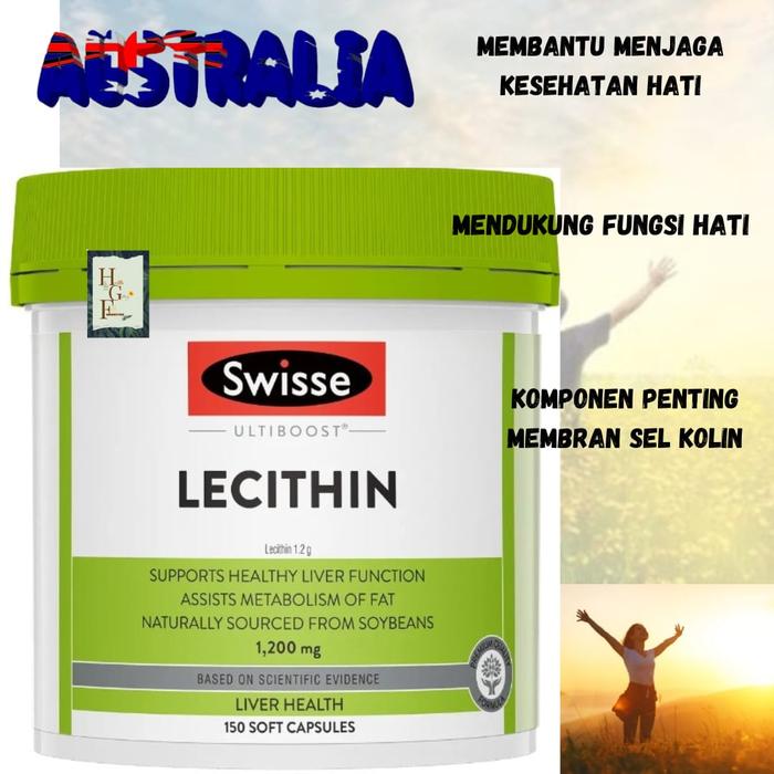 Jual Swisse Ultiboost Lecithin 1200mg 150 Kapsul - Kota Tangerang ...