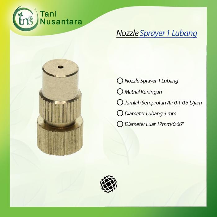 Jual Spare Part Nosel / Nozzle Sprayer Besi 1 Lubang - Kab. Blitar ...