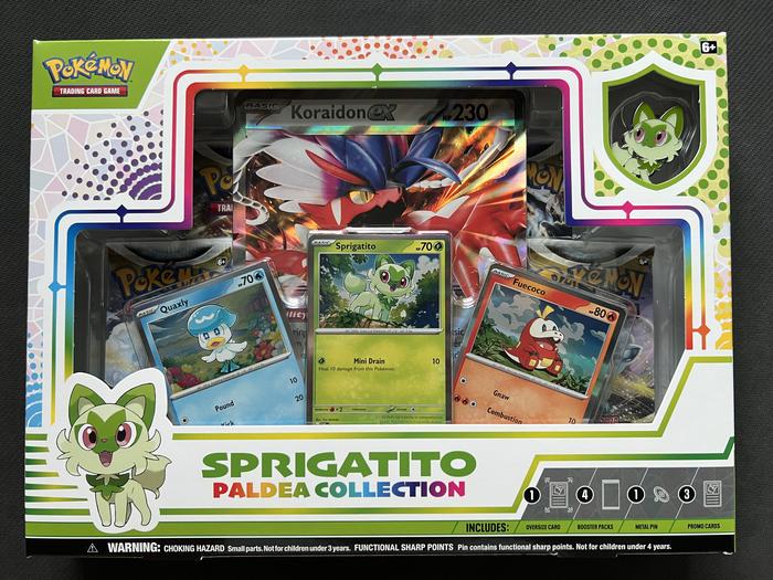 Jual ENG Pokemon Sprigatito Paldea Collection-Koraidon Ex Jumbo ...