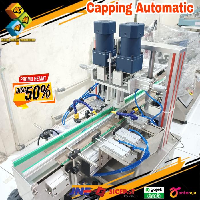 Jual Mesin Press Tutup Botol Otomatis Conveyor Capping Machine ...