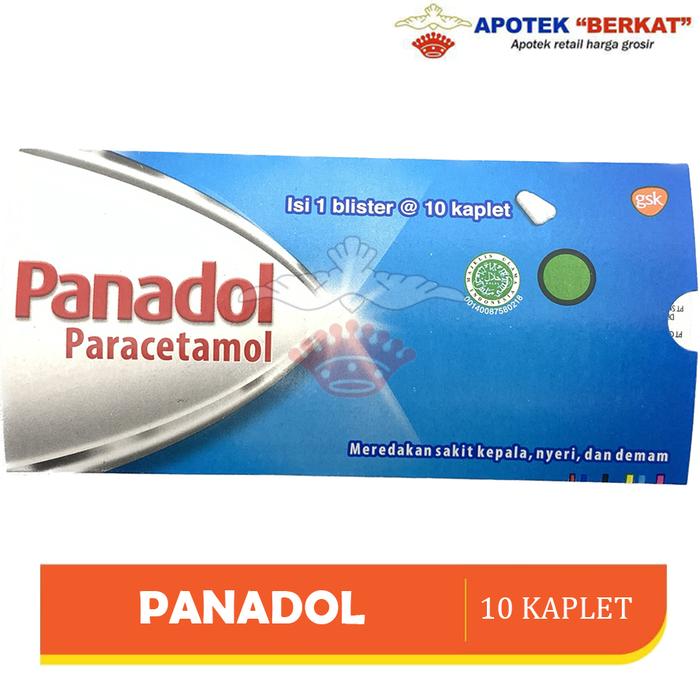 Jual PANADOL CAPLET 10 TAB / DEMAM / SAKIT KEPALA / PUSING / NYERI ...