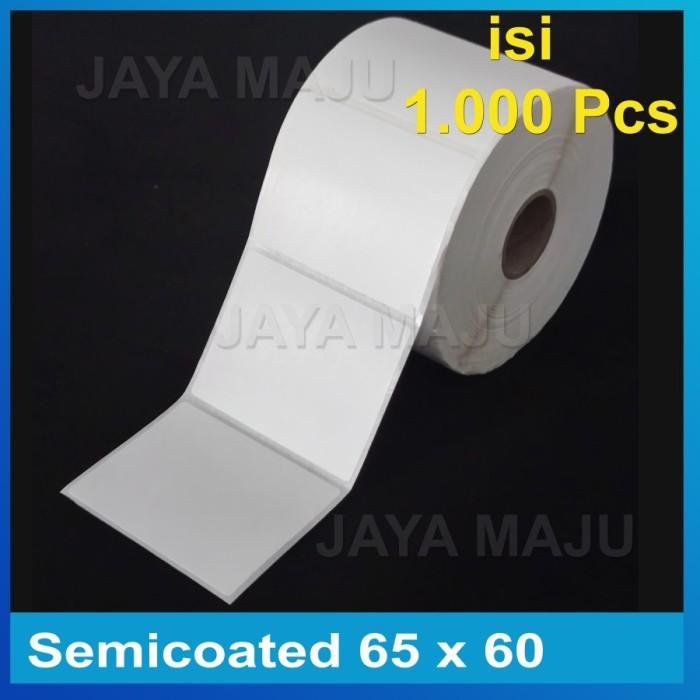 Jual LABEL STICKER SEMICOATED 65 x 60 ETIKET BARCODE 65mm X 60mm 1.000 Pcs - Kota Yogyakarta ...
