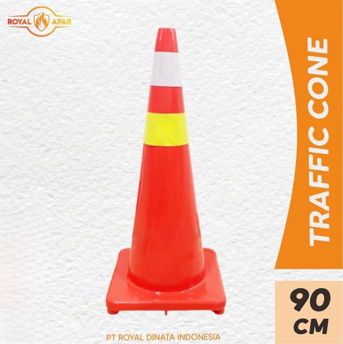 Jual Safety Traffic Cone 90 cm / Kerucut Lalu Lintas Tonata 3.2 Kg - Kab. Tangerang - Royal Apar ...