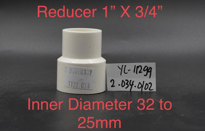 Jual White PVC Sok Fitting Vlok Sock 1” X 3/4 inch Reducer ID 32mm to ...