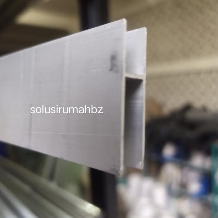 Jual ALUMINIUM H 36 X 9 MM panjang per 10cm beda sisi rel kaca besar ...