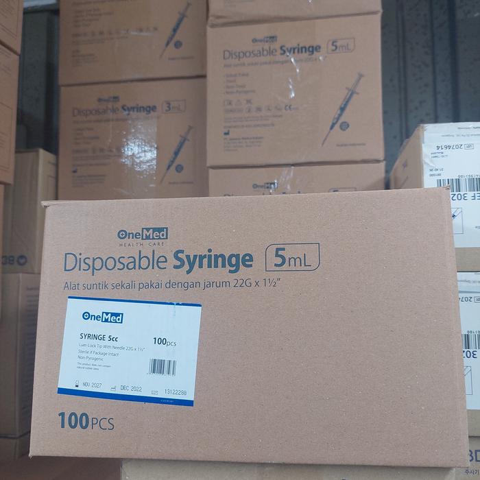 Jual disposable syringe 5cc onemed/spuit 5cc onemed - Jakarta Timur ...