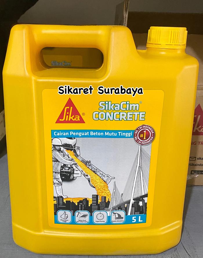Jual Sikacim Concrete Additive Obat Cor Beton Cepat Keras 5Liter - Kota Surabaya - Sikaret ...