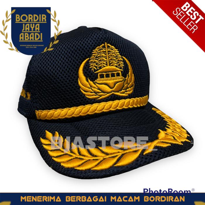 Jual Topi Korpri Golongan 3 biru navy free nama - Jakarta Pusat ...