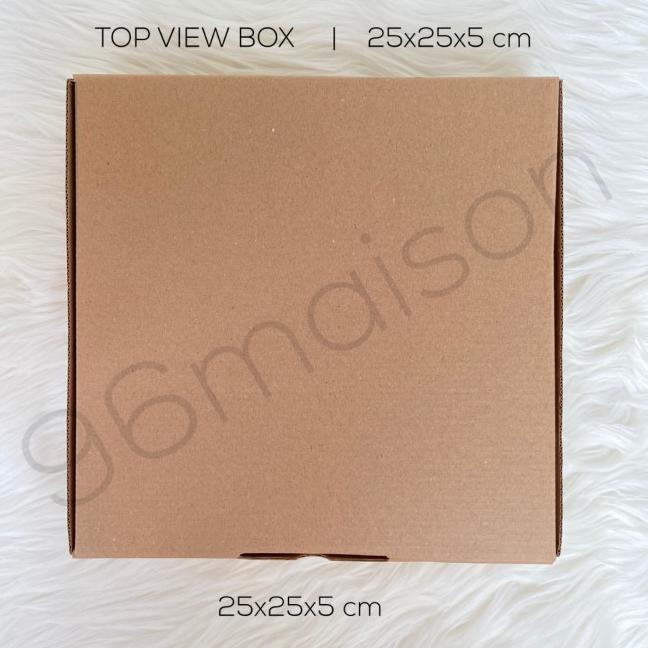 Jual box kardus uk. 25x25x5 kotak dus packaging kue, packing online ...