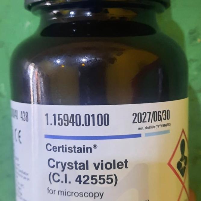Jual Crystal Violet for mikroskopi Merck 1.15940 100gram - Kota Bandung ...
