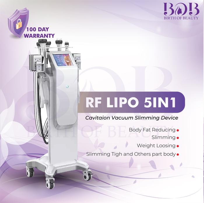 Jual RF Lipo 5in1 Standing Slimming Laser Cavitasi Radio Frekuensi 5 in ...